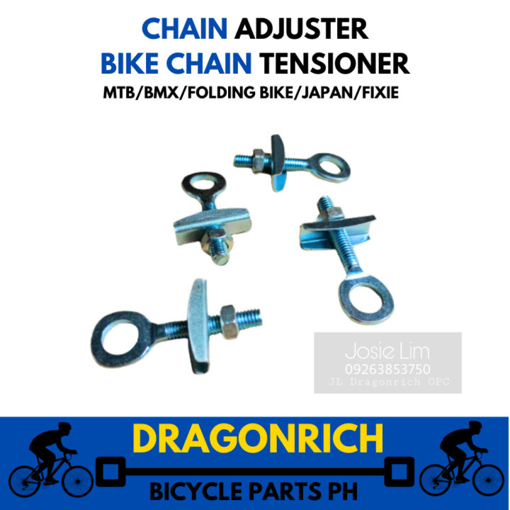 Bike Chain Adjuster Tensioner Fixie Fixed Gear Practical Chain Adjuster ...