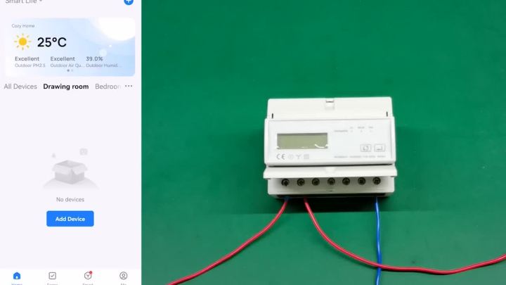 Tuya Smart WiFi 3 Phase Bidirectional Energy Meter KWh Power Monitor ...