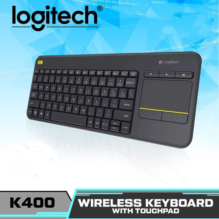 Logitech K400 Plus Wireless Touch Keyboard With Built In Multi Touch