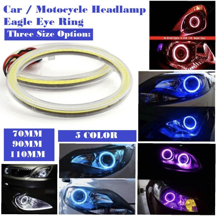 Car Eagle Eye Ring Headlamp Led Sport Light Sportlight Fog Lamp Halo ...