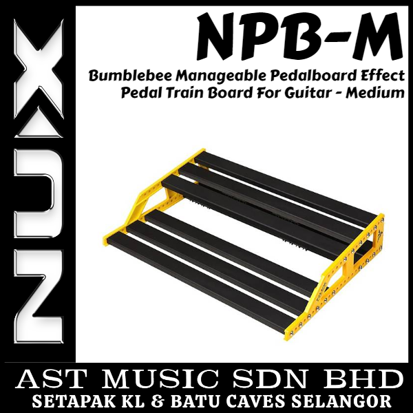 Nux NPB-M Bumblebee Manageable Pedalboard Effect Pedal Train Board For ...