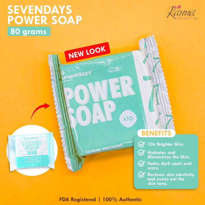 Sevendays Power Soap By Her Skin 80grams | Lazada PH