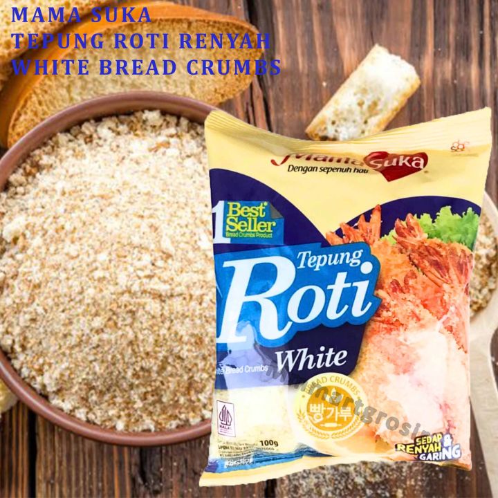 Mama Suka / Tepung Roti Renyah / White Bread Crumbs / 100gr | Lazada ...
