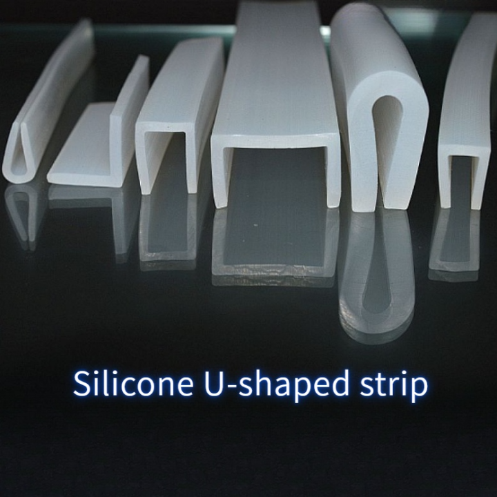 Silicone sealing strip, high temperature resistant U-shaped strip ...