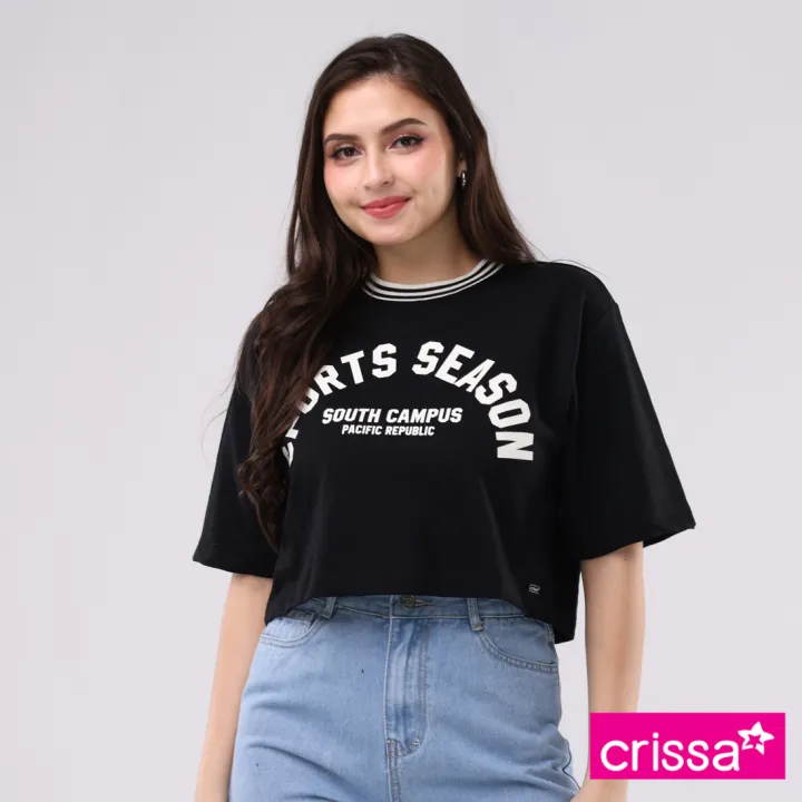 Crissa Short Sleeves Top CSTT10-0003 [Tops for women] | Lazada PH