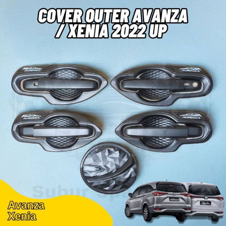 Paket Outer Handle Tank Cover Hitam Doff Avanza Xenia Veloz 2021-2025 (HARGA 1 SET) | Lazada ...
