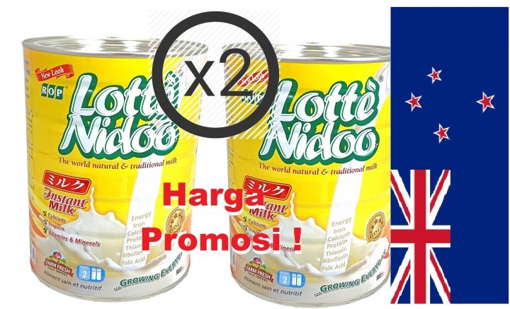 LotteNidoo Susu tepung everyday milk New Zealand Instant Powder Milk ...