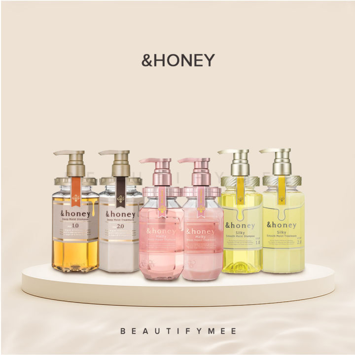 &honey Shampoo, Hair Pack, Treatment, Hair Oil (Deep Moist, Silky Smooth Moist, Melty Moist ...