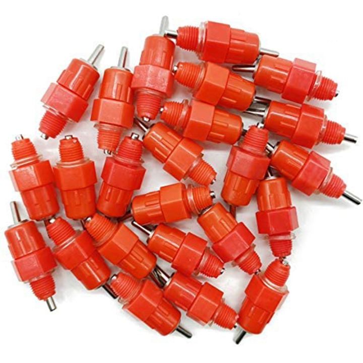 (EPIJ) Automatic Chicken Water Nipple Drinker Feeders Poultry Hen Duck ...