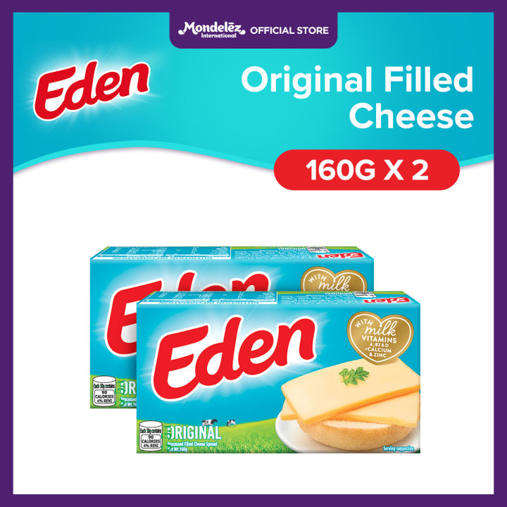 Eden Original - Processed Filled Cheese 160g with Milk Vitamins A & B2 ...