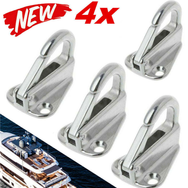 4X 316 Snap Hook Fender Boat Spring Steel Marine Grade | Lazada.co.th