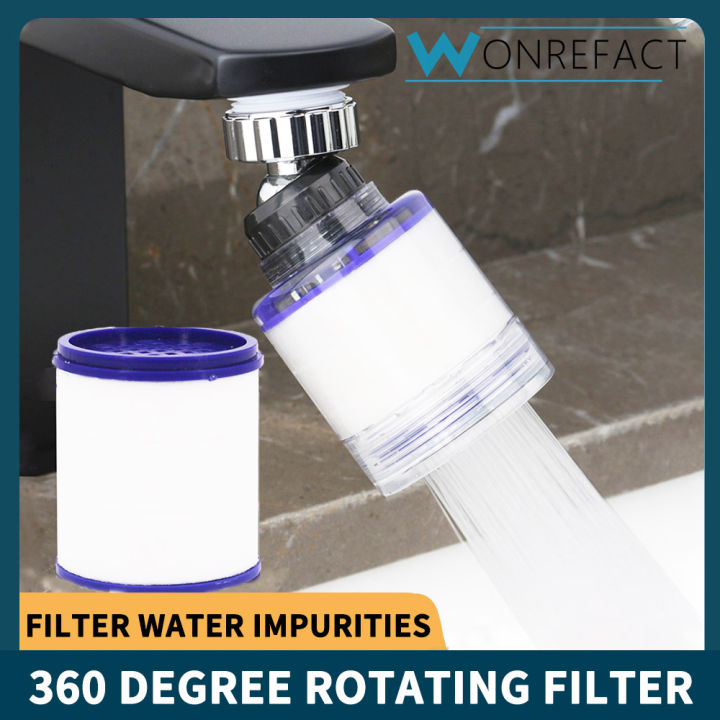 360 Rotating Splashproof Chlorine Removal Filter Aerator Sink Head ...