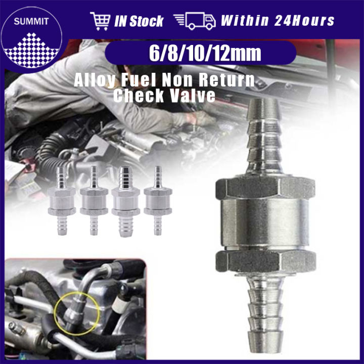 One way Fuel Check Valve No return Alloy Car boat airplane Parts Petrol ...