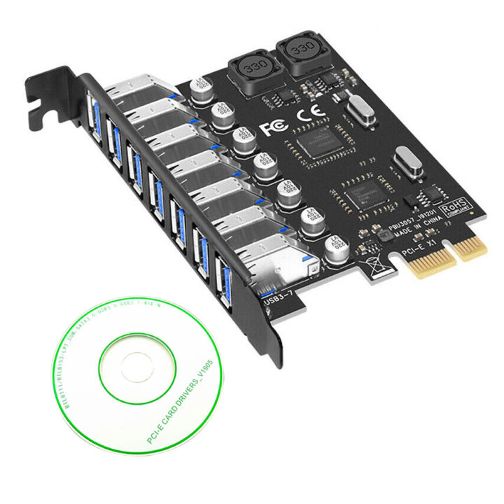 ⭐PCI-E to USB Adapter Board USB 3.0 High Data Transmission Speed ...