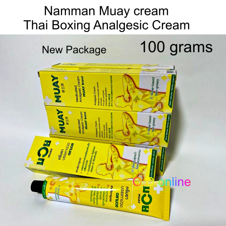 Namman Muay Thai cream Thai Boxing Analgesic Cream 100 grams | Lazada ...