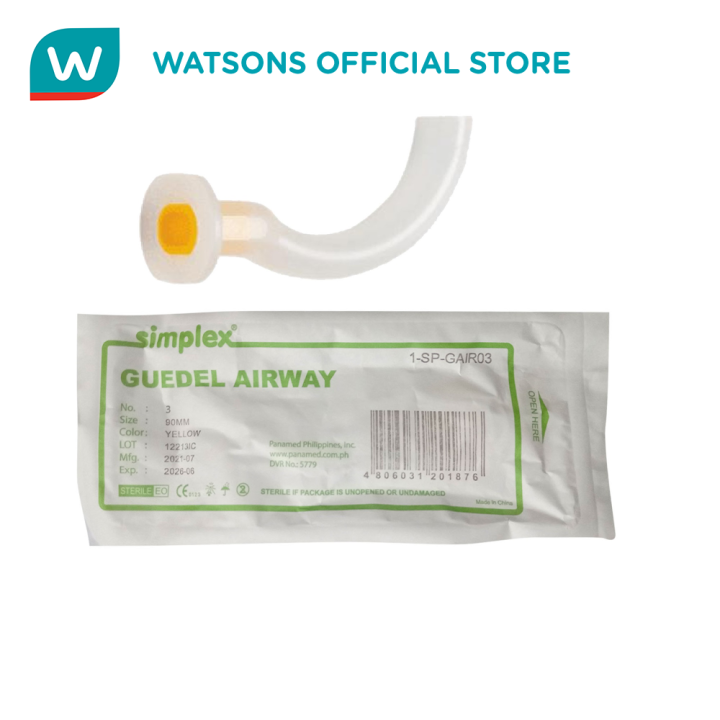 SIMPLEX Guedel Airway No.3 per piece | Lazada PH