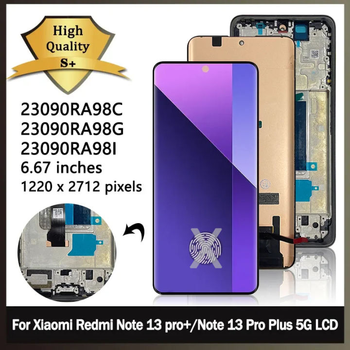 Libodi TFT Screen for Redmi Note 13 Pro Plus 5G Display With Frame For ...