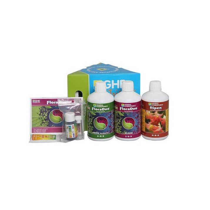 GHE/Terra Aquatica Tripack FloraDuo SW Ripen Starter Kit (3x500ml) (NPK Fertilizer, Hydroponics ...