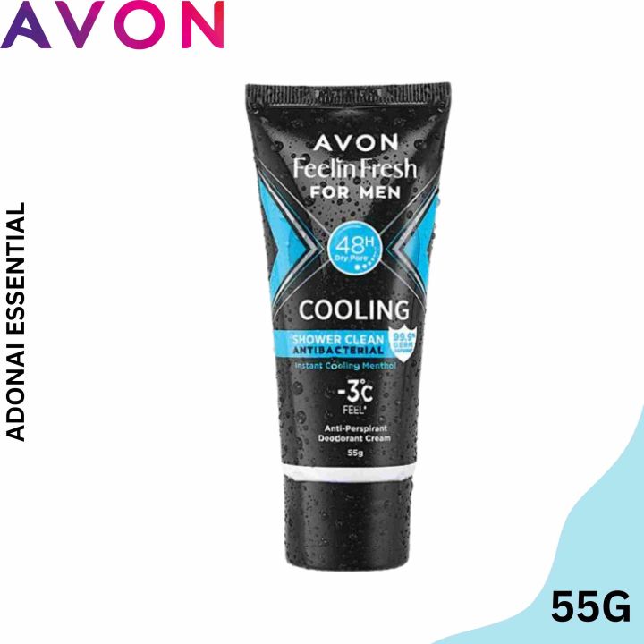AVON ORIGINAL QUELCH COOLING FEELING FRESH ANTI PERSPIRANT DEODORANT ...