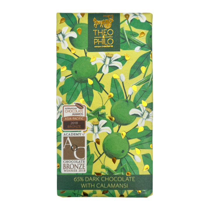 Theo & Philo 65% Dark Chocolate Bar With Calamansi | Lazada PH