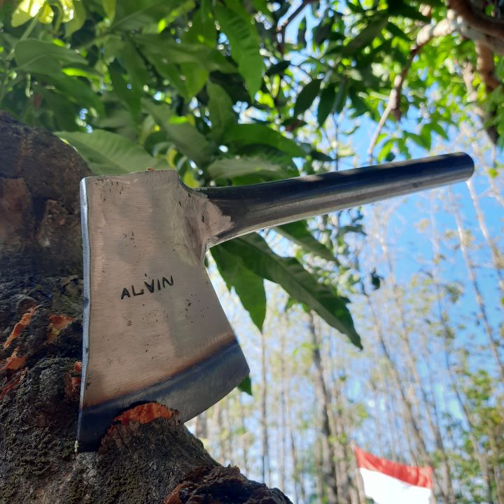 Kapak Baja Per Mobil Asli Super Tajam Pemotong Kayu - Kayu Cacah Daging ...