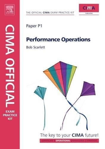 CIMA Official Exam Practice Kit Performance Operations (Paper P1) | Lazada