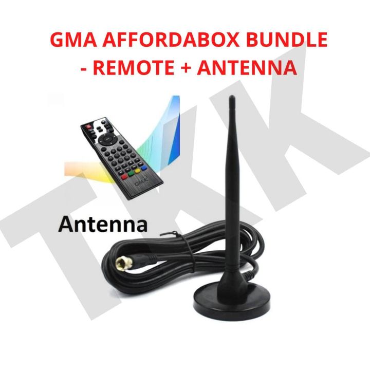 GMA Affordabox Digital Box TV Receiver Antenna OR with GMA Affordabox ...