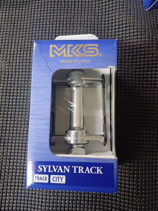 MKS Pedal Sylvan Silver Black | Lazada