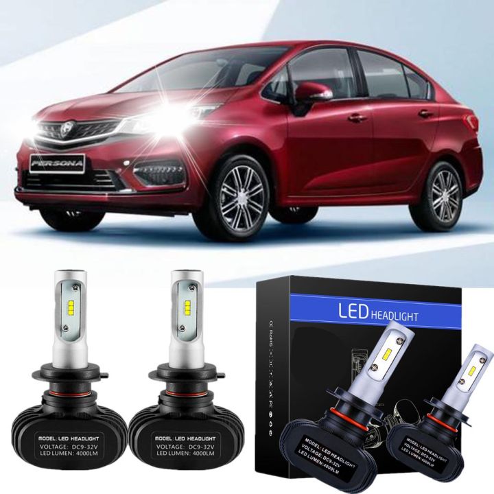 1 Year warranty 1 Pair LED Car Headlight 8000LM Auto LED Headlight h7 ...