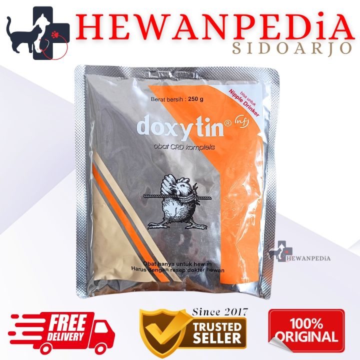 DOXYTIN 250 gr MEDION - Obat CRD Snot Kompleks Unggas Ayam Itik Bebek ...