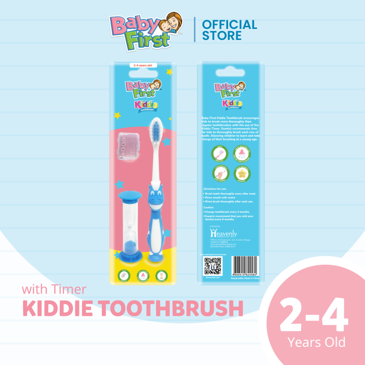 Baby First Kiddie Toothbrush 2-4 Years Old - With Timer | Lazada PH