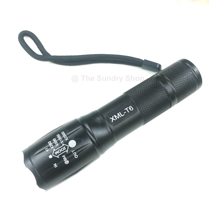 Power Style XML-T6 Portable LED Rechargeable Flashlight NO charger and NO battery | Lazada PH