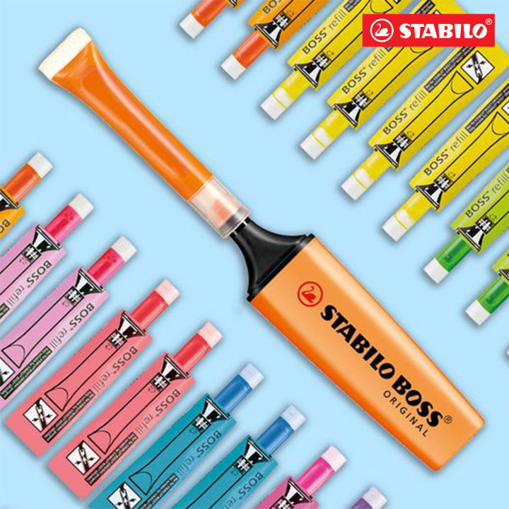 STABILO Refill for BOSS Highlighter Pen Color Set Marker School Office ...