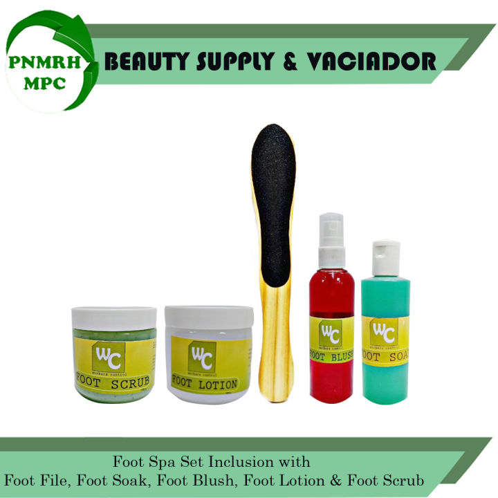 PNMRH-MPC Foot Spa Set Inclusion with Foot File, Foot Soak, Foot Blush ...