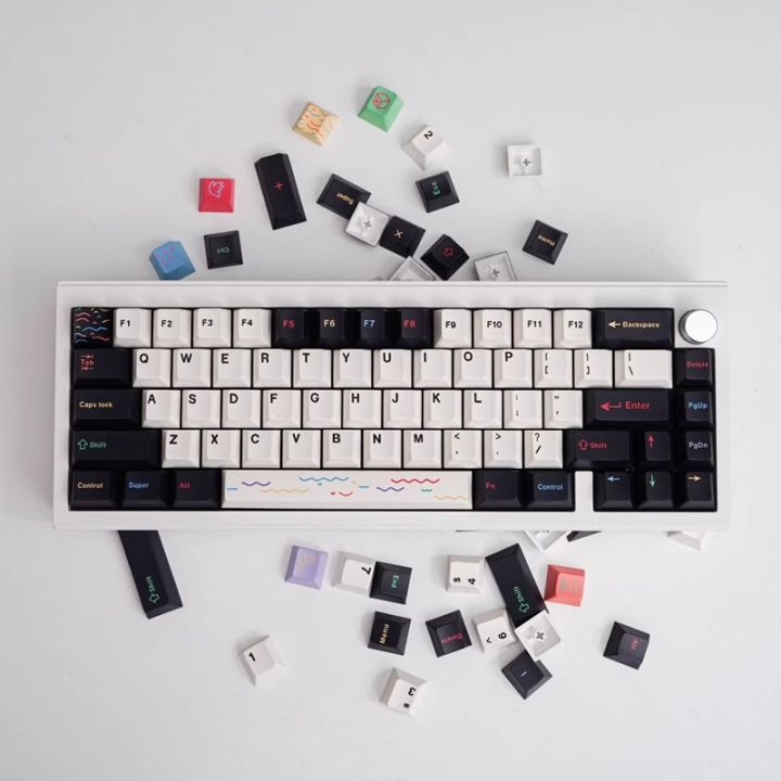 【Keycap chỉ】 Gmk emo Keycap 129 phím anh đào hồ sơ PBT năm mặt thăng ...