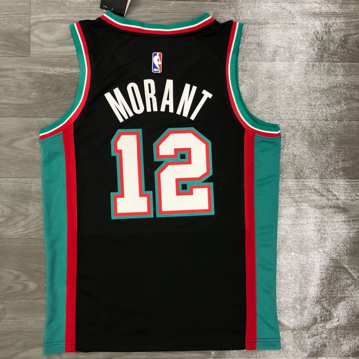 Basketball Uniform 21 Season Grizzly City Edition No. 12 Morant Trendy ...