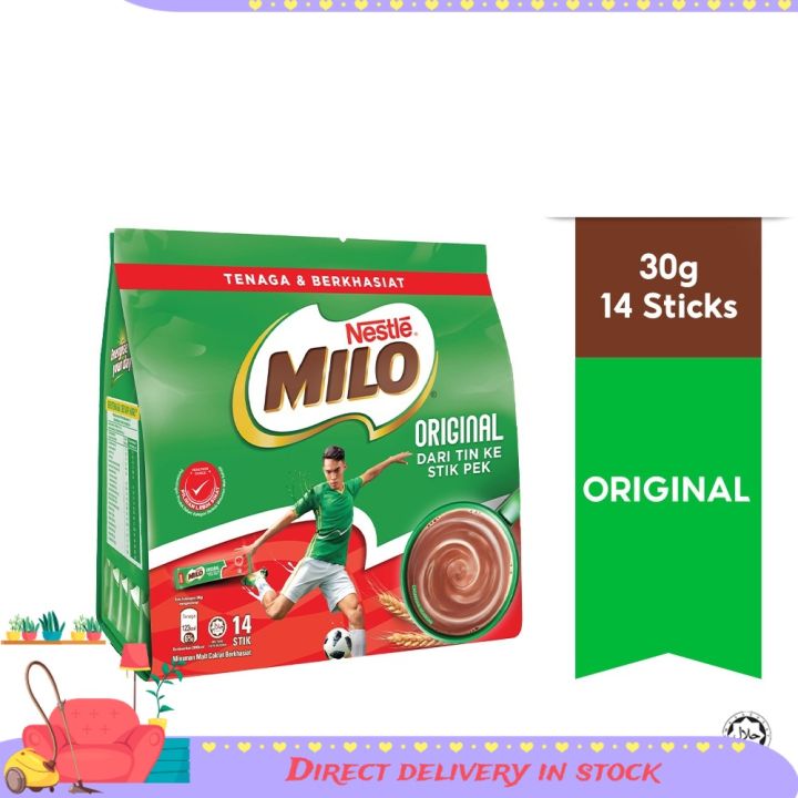 NESTLE MILO 3in1 Activ-Go Ori Mixes Stp (30g x 14's)Mild and effective | Lazada