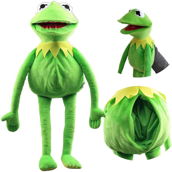 U7E2E Soft 16/40/60CM Sesame-Street For Kids Hand Puppet Kermit Frog Frog Plush Toys Stuffed ...