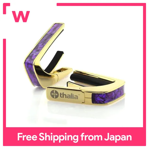 Thalia Capos Exotic Shell Series/PURPLE PAUA Capotast Guitar with 12 ...
