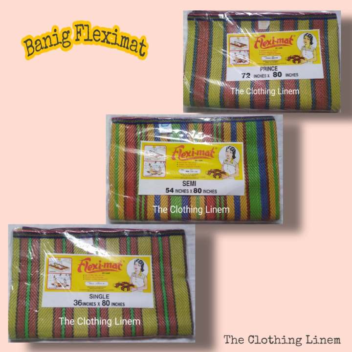 Original Banig Fleximat (Synthetic Flexible Mat) - Colored | Lazada PH