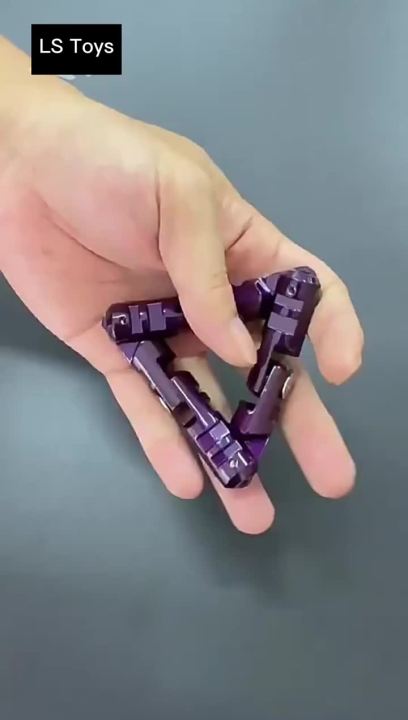 xiu1Metal Triangular Chain EDC Fidget Toys Antistress Creative ...