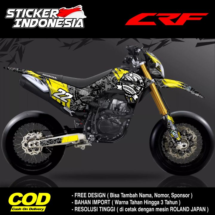 STIKER DECAL CRF 150 - stiker dekal crf 150 full body design simpel ...