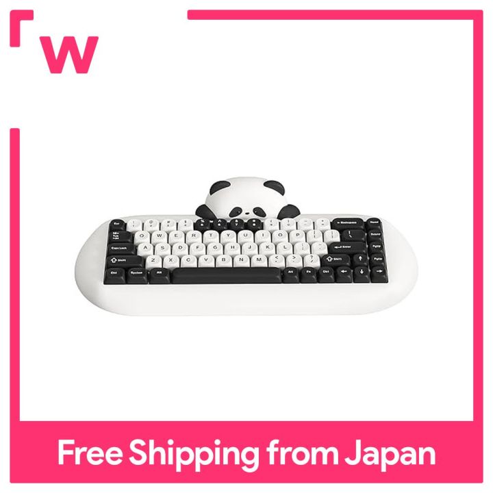 YUNZII C68 Wireless Mechanical Keyboard Cute Panda 65% Wireless Hot-swap Silicone Ergonomic ...