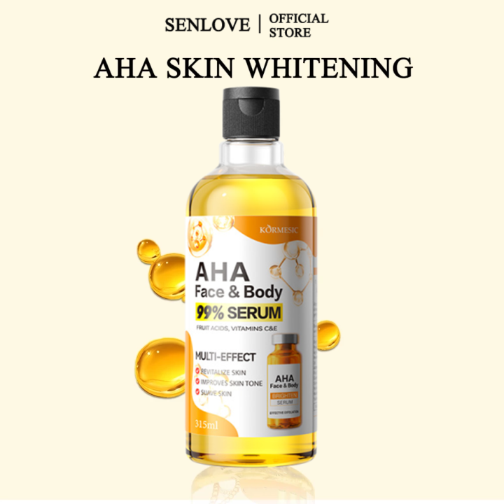 SENLOVE AHA Whitening Serum Original 90% Aha Plus Vitamin C&E ...