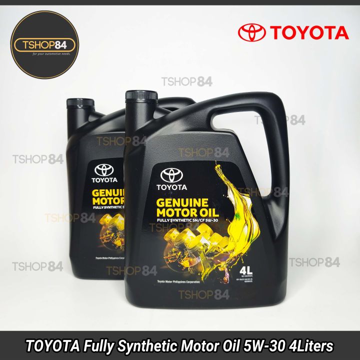 Toyota Genuine Fully Synthetic Motor Oil 5W30 (BLACK) 4Liters | Lazada PH