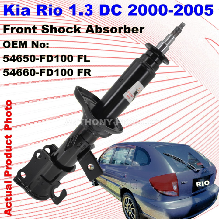 Kia Rio Model 1.3 2000-2005 Front and Rear Shock Absorber | Lazada