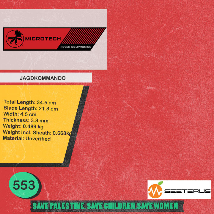 Microtech Jagdkommando | Lazada