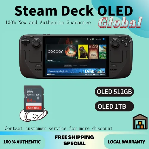 [Ready Stock]Steam deck OLED Handheld steamdeck Computer Game Console ...