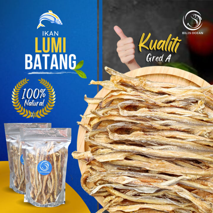 Ikan Lumi Batang / Ikan Sitting Gred A (120g+-) / Salted Fish | Lazada