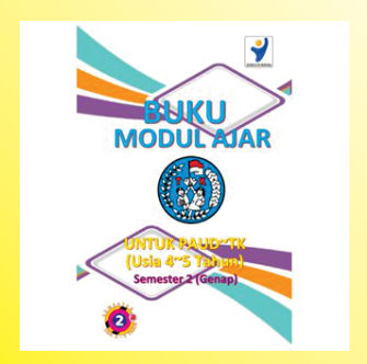 BUKU MODUL AJAR KURIKULUM MERDEKA PAUD (TK/KB) Usia 4~5 Tahun Semester 2 | Lazada Indonesia